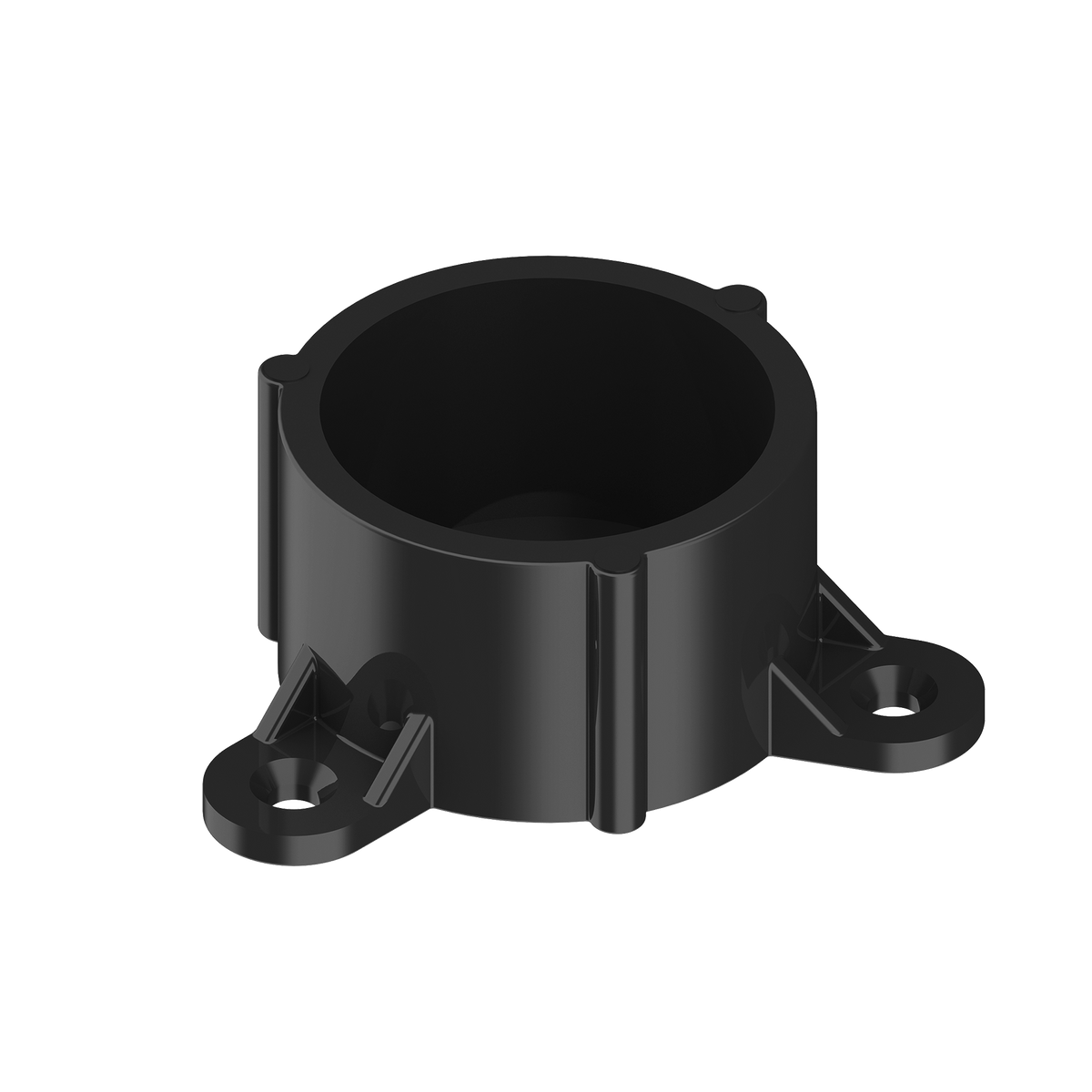 1.5-inch Schedule 40 PVC Table Mount & Hardware (Black) – Mullet Tools