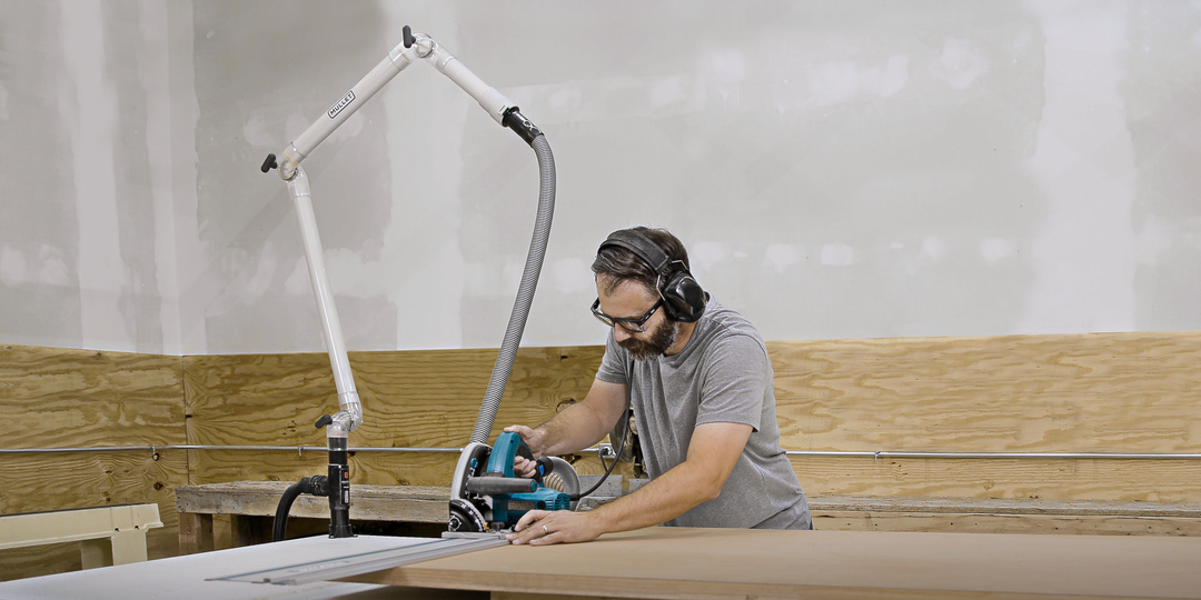 Dust collection and fume extraction tools for shop and jobsite cleanup ...