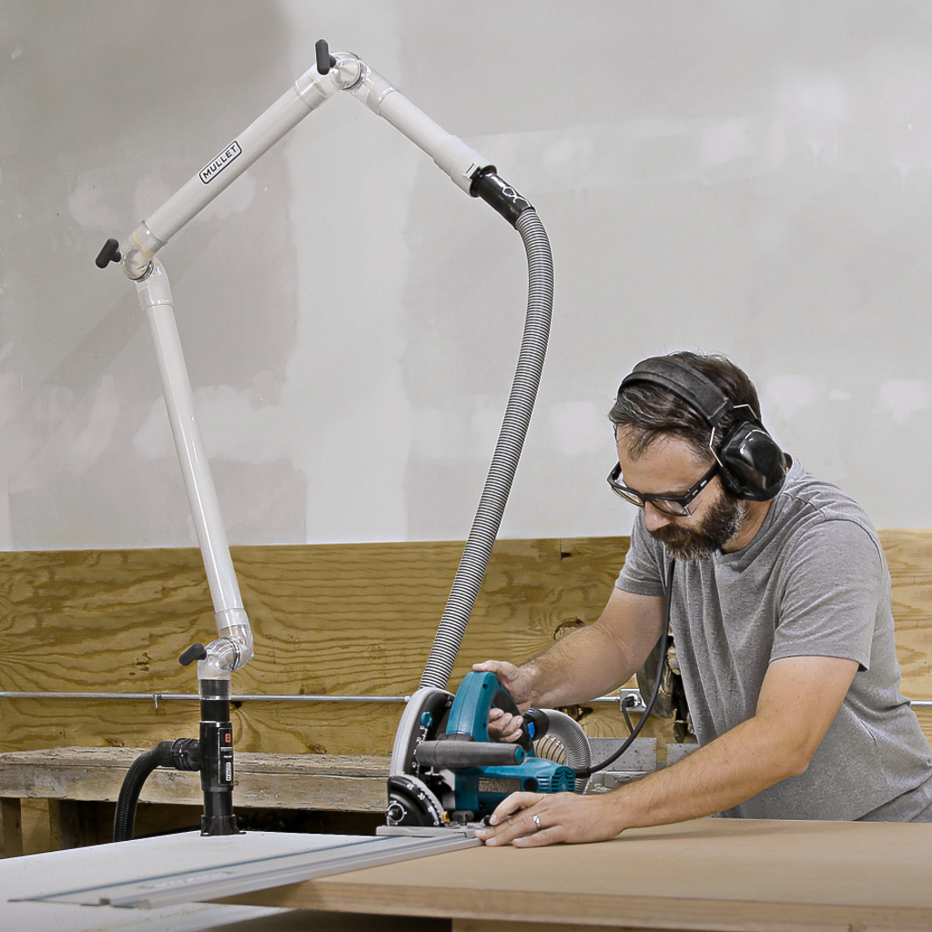 Dust collection and fume extraction tools for shop and jobsite cleanup ...