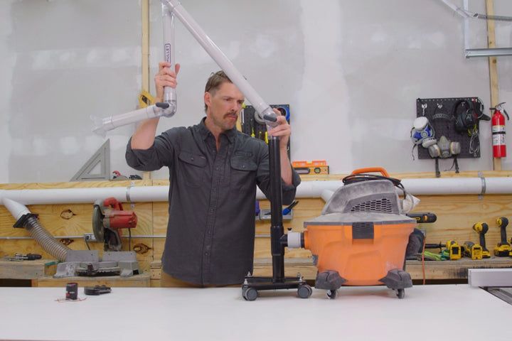 2-inch Boom Arm Kit For Shop Vacs & Dust Extractors – Mullet Tools