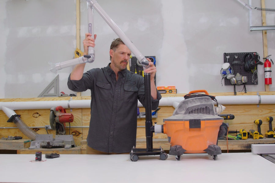 2-inch Boom Arm Kit For Shop Vacs & Dust Extractors – Mullet Tools