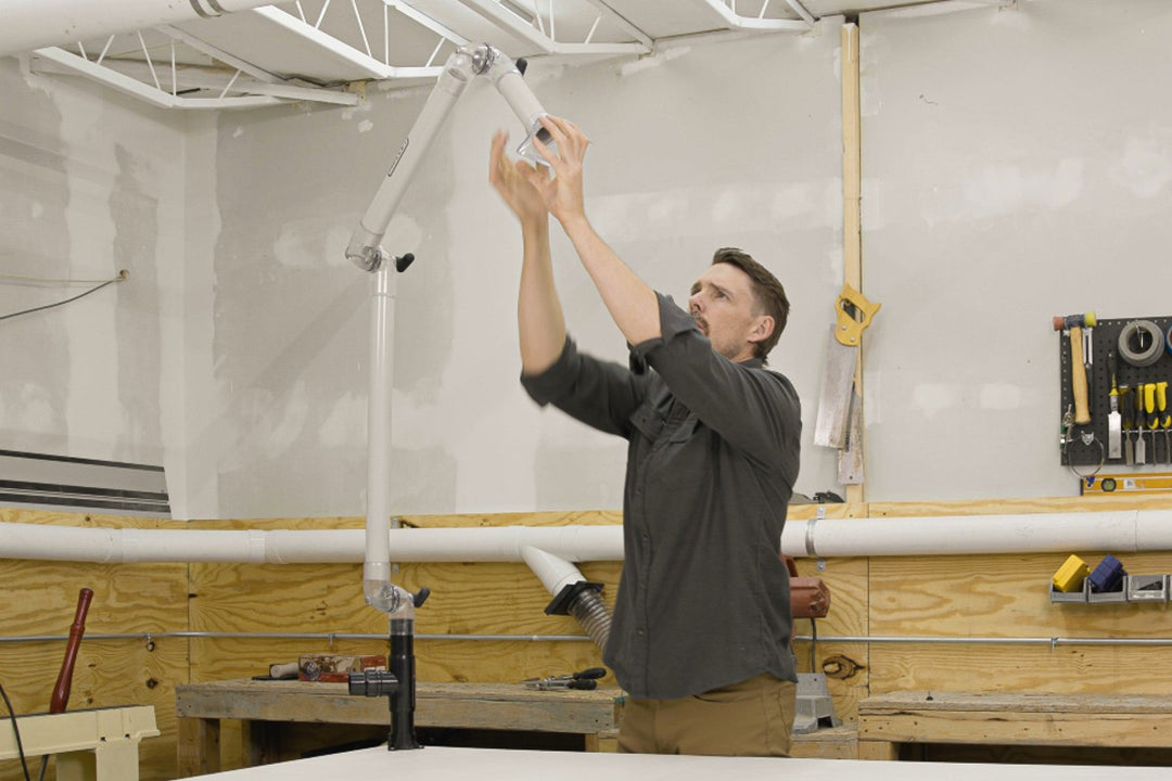 2-inch Boom Arm Kit For Workbench Mounting – Mullet Tools