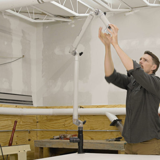 2-inch Boom Arm Kit For Workbench Mounting – Mullet Tools