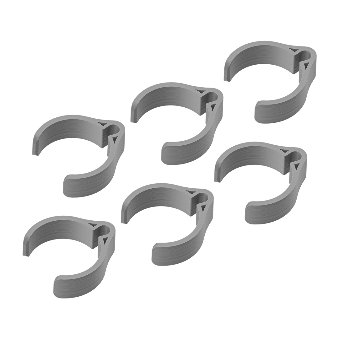 Power Cord Clips for 2-inch Boom Arm PVC Pipe (6-Pack) – Mullet Tools